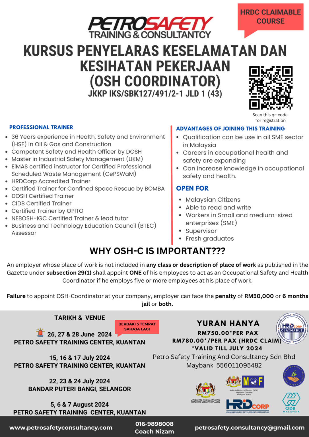 Petro Safety Training & Consultancy Sdn Bhd – Competent Training Centre ...